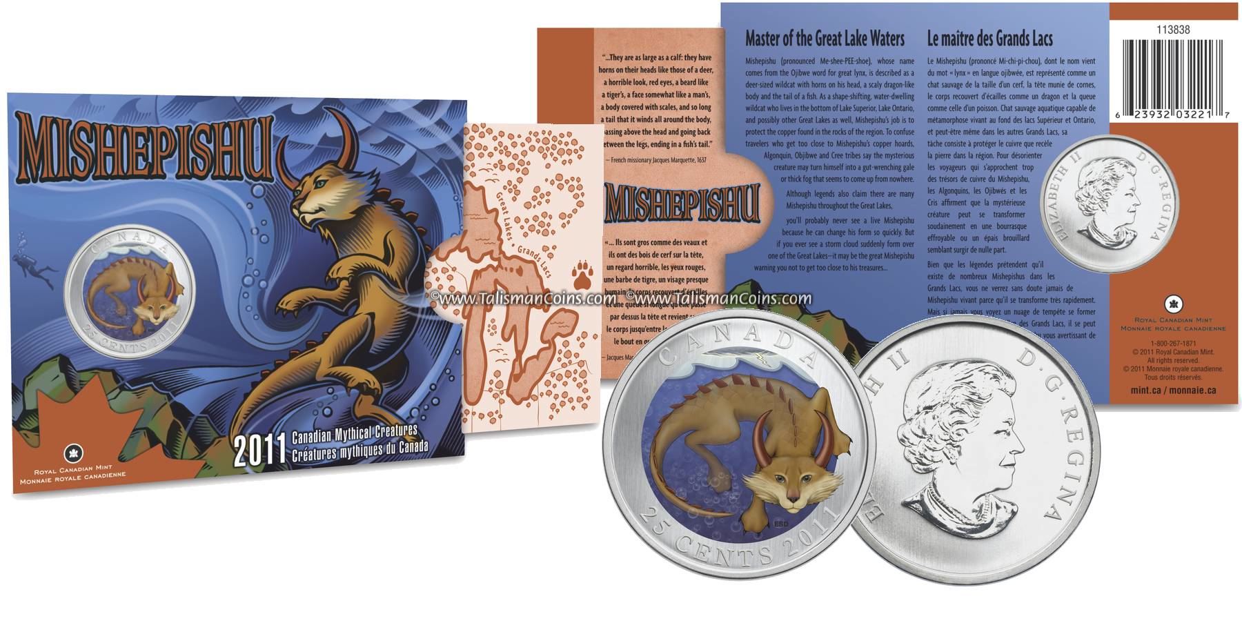 Cryptomundo » Mishepishu (Great Water Panther) Coin